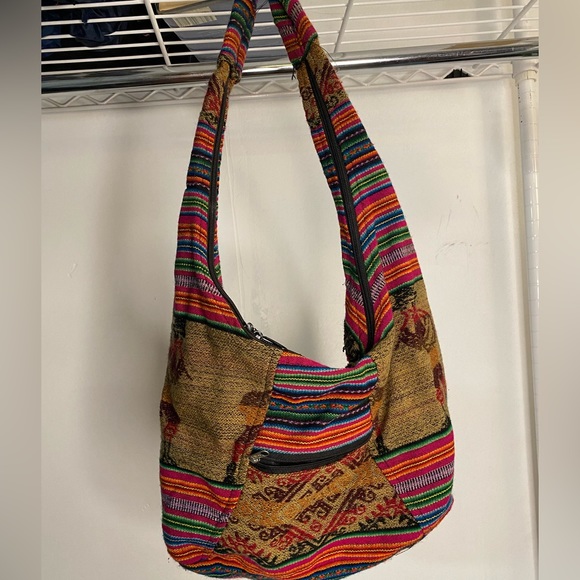 Bags | Authentic Peruvian Tribal Incan Shoulderbag Purse Multicolor ...
